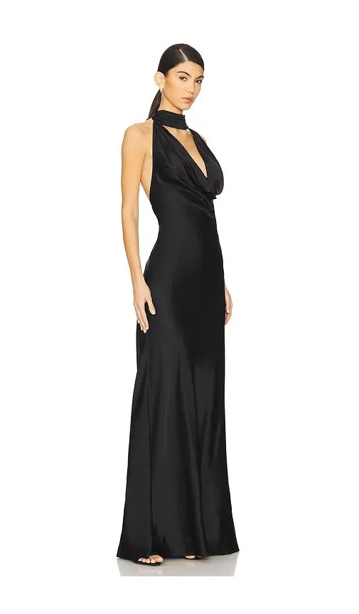 STONE COLD FOX X Amelia Gown - Black