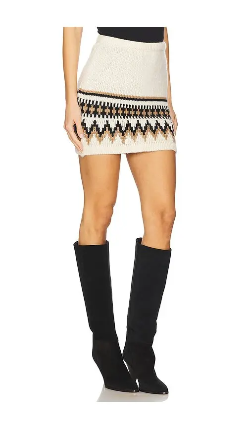 SEROYA Sierra Mini Skirt - Eggshell