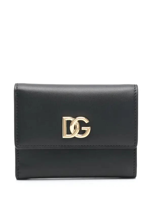 Dolce & Gabbana Logo-plaque Wallet - Black