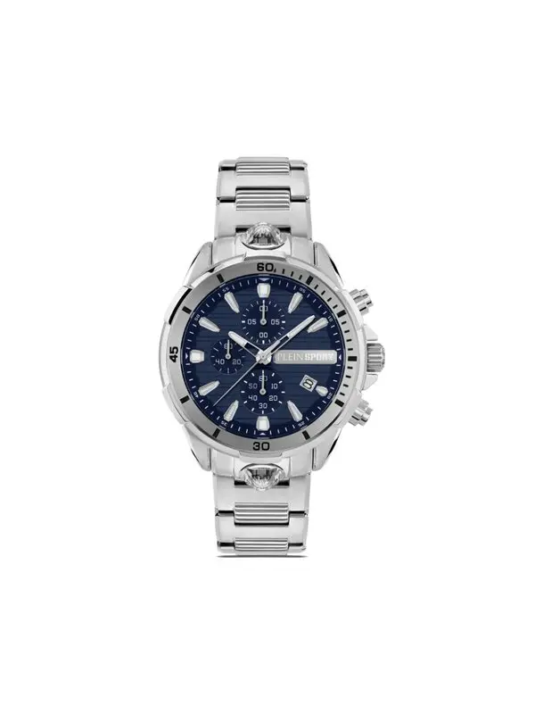 PLEIN SPORT 46mm Chronograph Watch - Blue