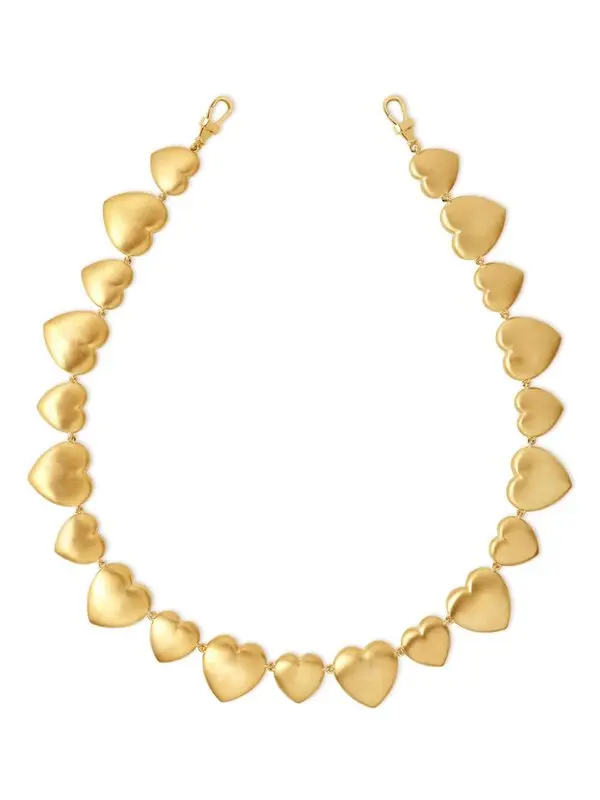 MARIE LICHTENBERG 14k Yellow Heart Chain Necklace - Gold
