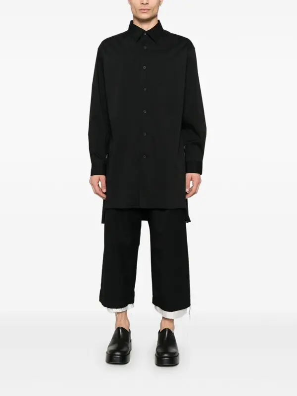 Y3 Graphic-print Shirt - Black