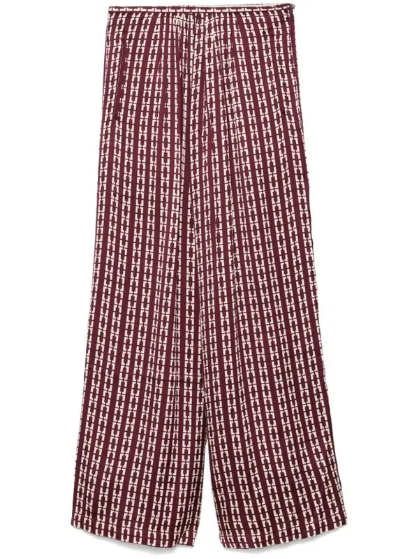 FORTE_FORTE Graphic-print Palazzo Trousers