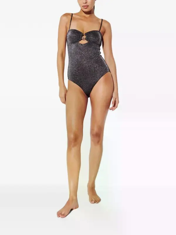 Karl Lagerfeld Dna Ring One Piece Swimsuit - Grey