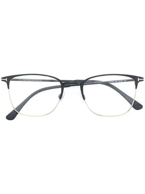 TOM FORD Square Frame Glasses - Black
