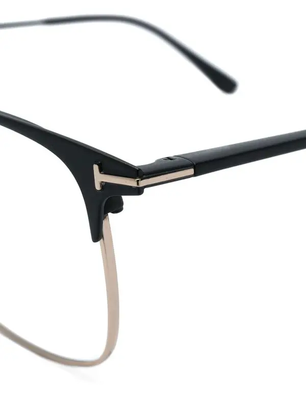 TOM FORD Square Frame Glasses - Black