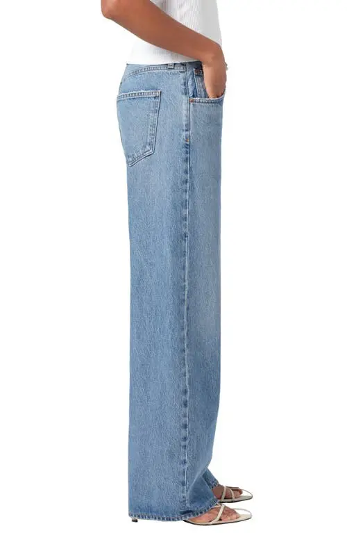 AGOLDE Low Rise Baggy Jeans - Fairway