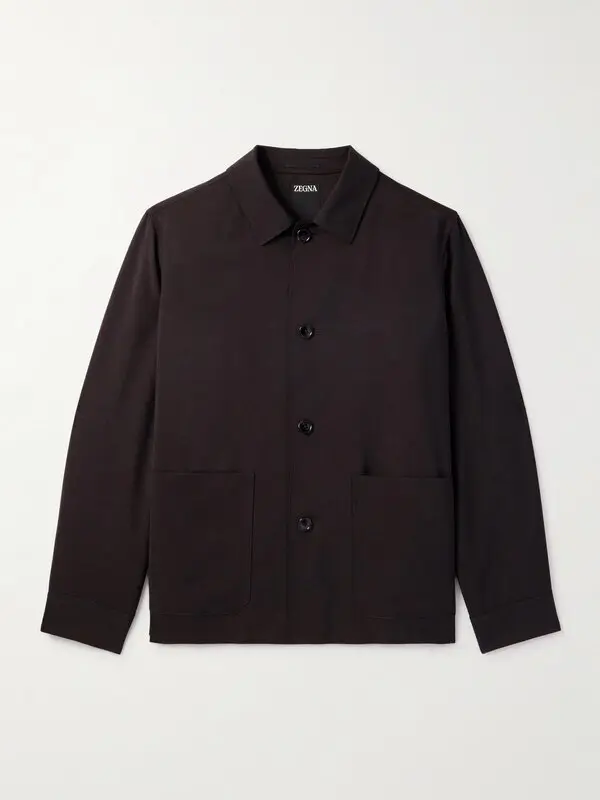 Zegna Wool And Mohair-blend Chore Jacket