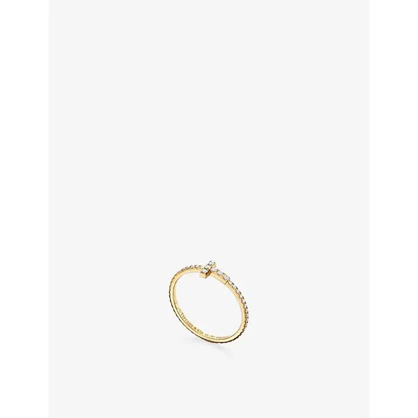 Tiffany & Co. T 18ct Yellow-gold Diamond Ring - Yellow Gold
