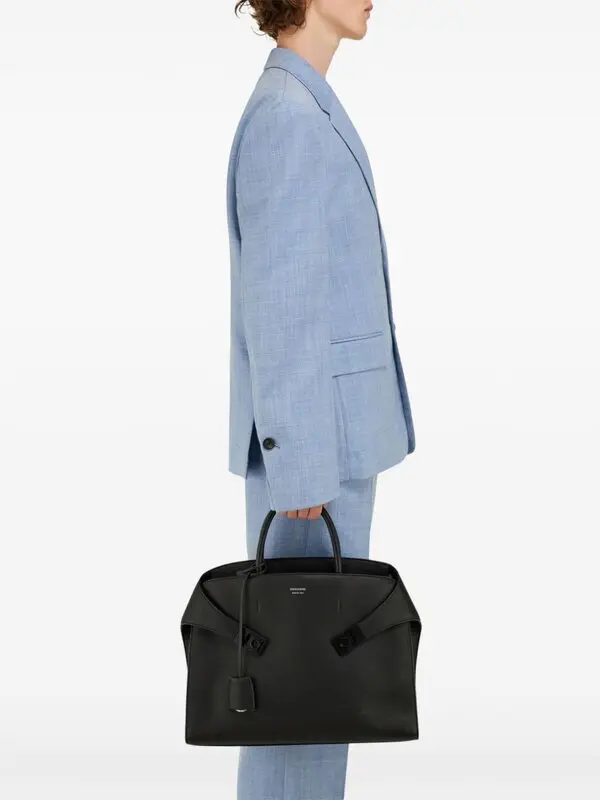 FERRAGAMO Hug Briefcase - Black