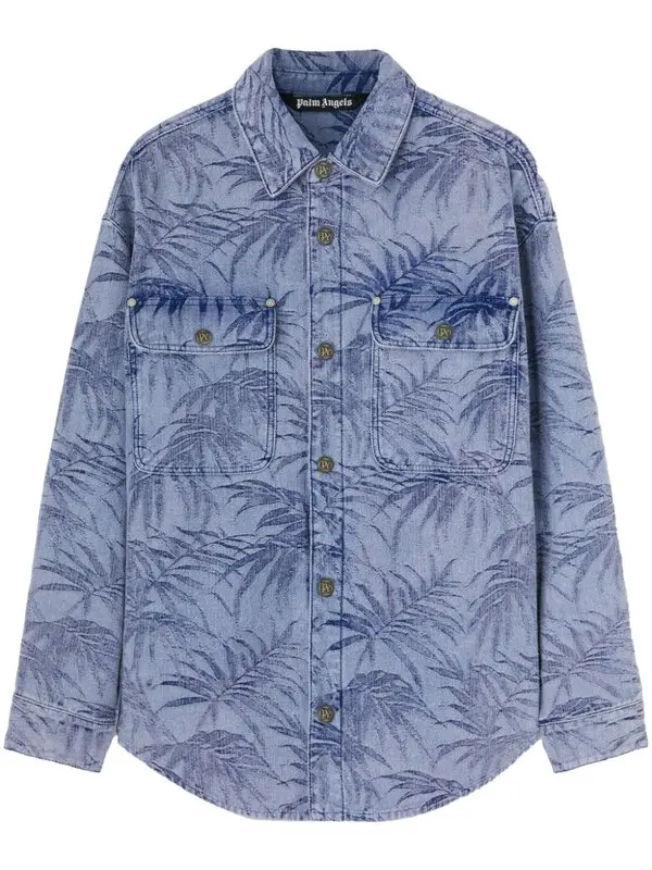 Palm Angels Palms Denim Shirt