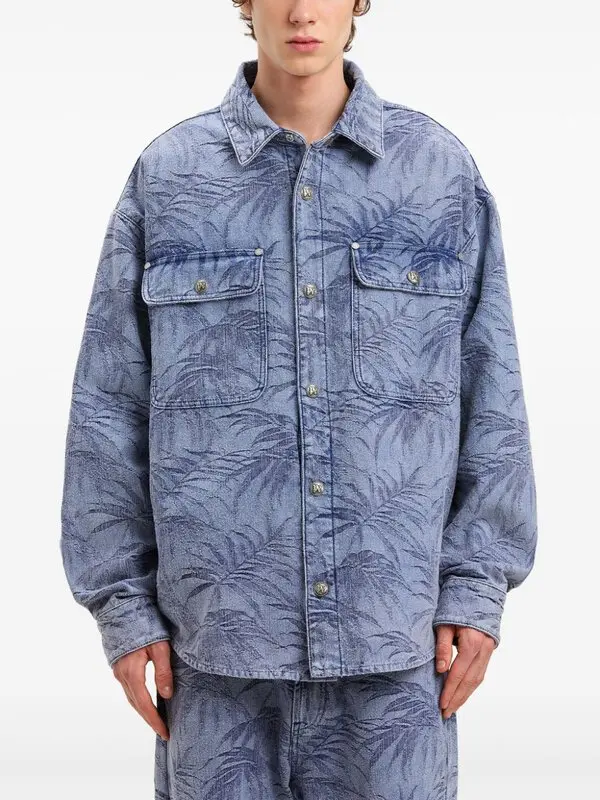 Palm Angels Palms Denim Shirt