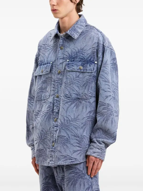 Palm Angels Palms Denim Shirt
