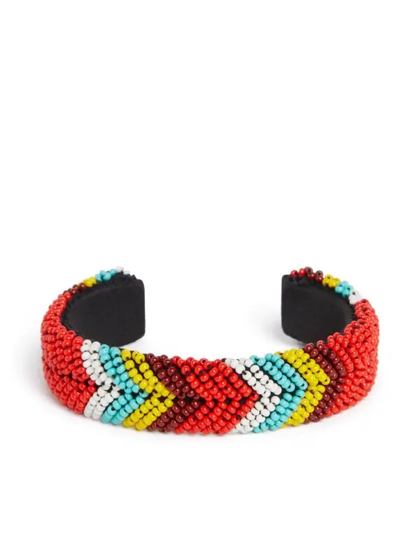 Alanui Savannah Beaded Bracelet - Red