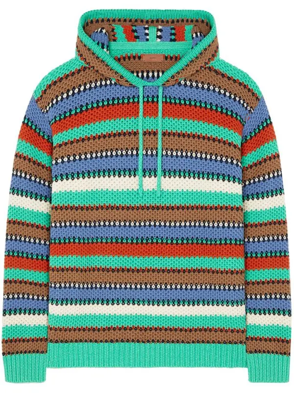 Alanui Striped Hoodie
