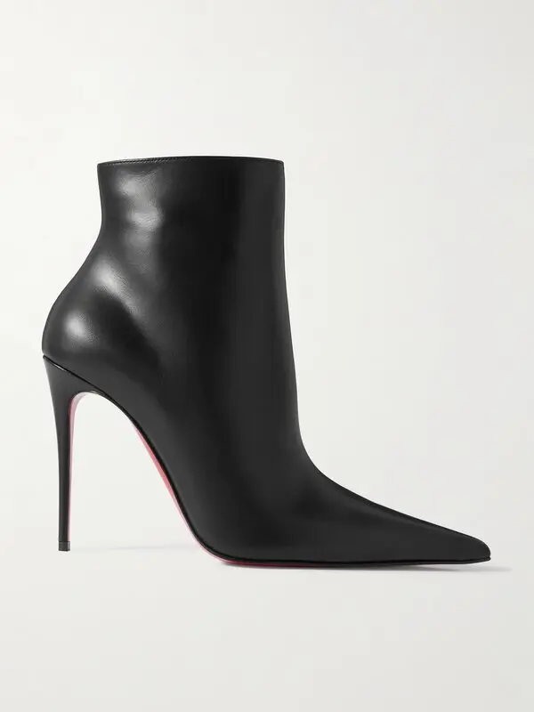 CHRISTIAN LOUBOUTIN Kate Max 100 Leather Ankle Boots