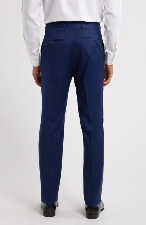 Samuelsohn Marine 110s Serge Wool Trousers - Navy