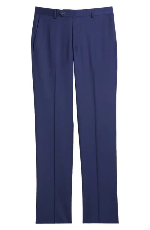 Samuelsohn Marine 110s Serge Wool Trousers - Navy