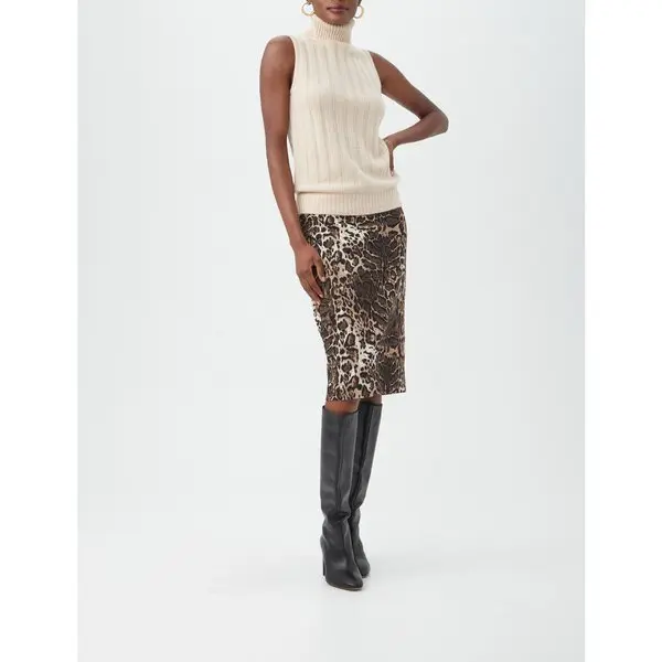 Trina Turk Onassis Knit Top - Sahara Stone