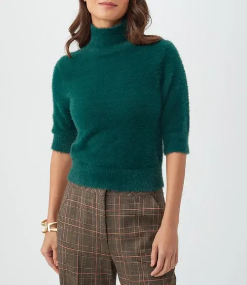 Trina Turk Mali Fuzzy Sweater - Victoria Lake