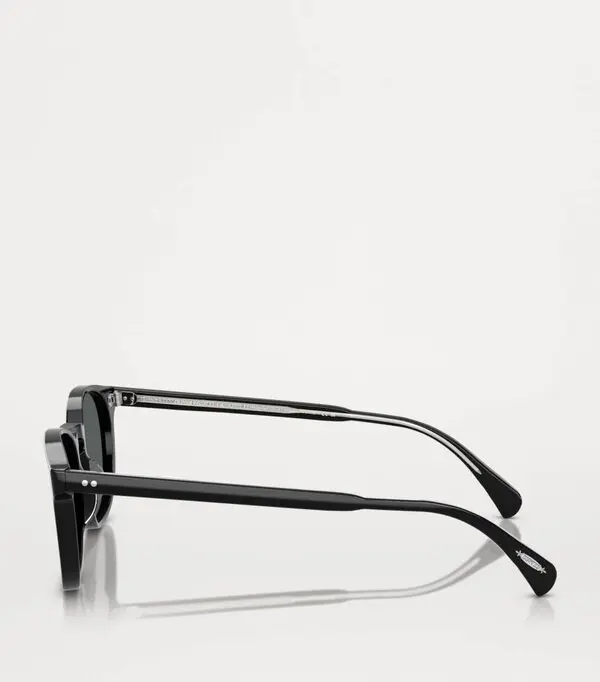 Oliver Spencer Titanium Finley Sunglasses - Black