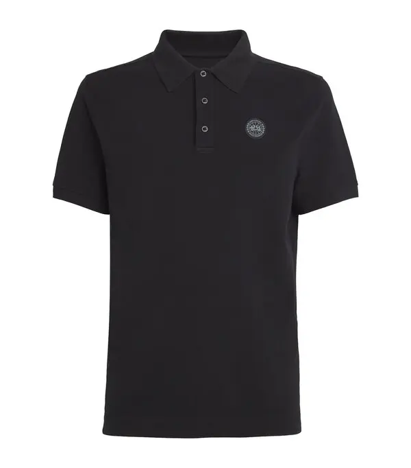 Canada Goose Cotton Logo Beckley Polo Shirt - Black