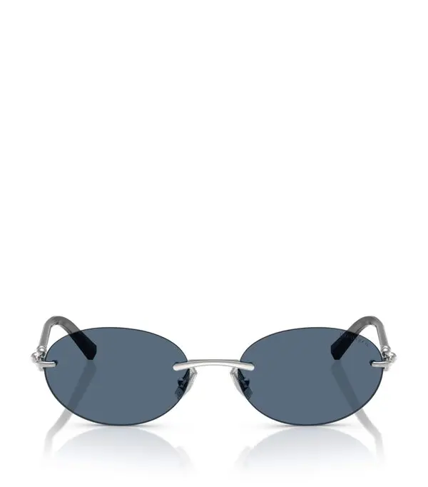 Tiffany & Co. Metal Sunglasses - Silver