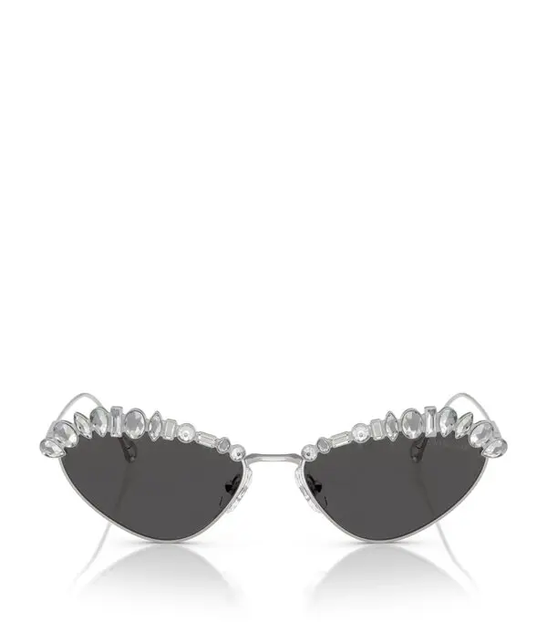 SWAROVSKI Sk7009 Sunglasses - Silver