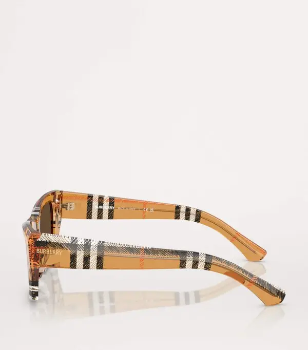 Burberry Acetate Square Cat Eye Sunglasses