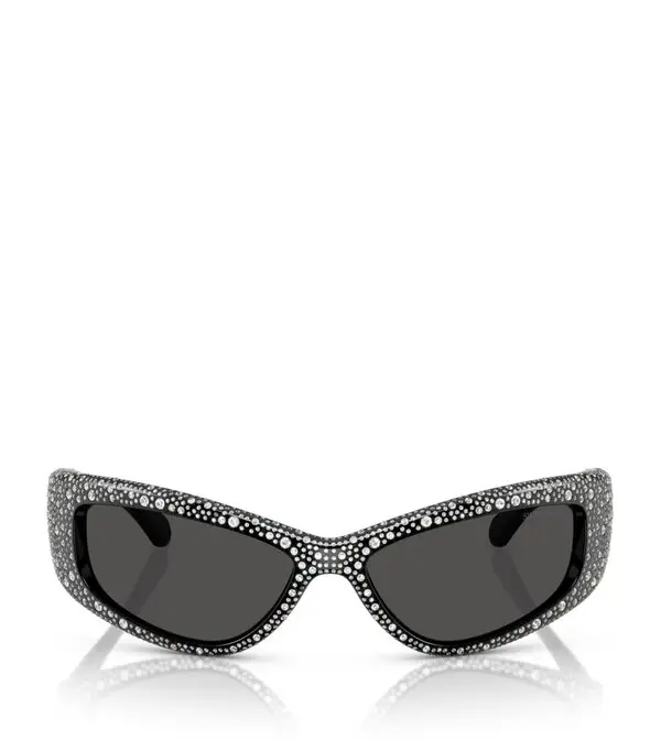 SWAROVSKI Sk6027 Sunglasses - Black