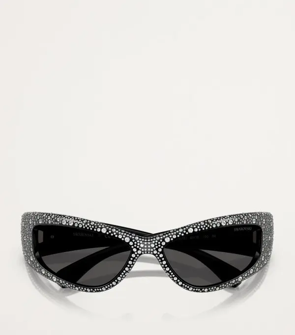 SWAROVSKI Sk6027 Sunglasses - Black