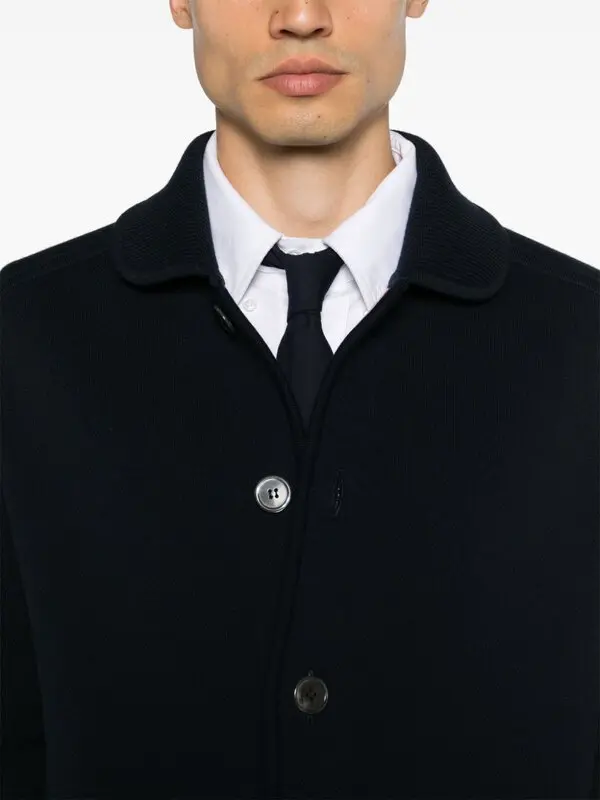 Thom Browne 4-bar Piqué-weave Jacket