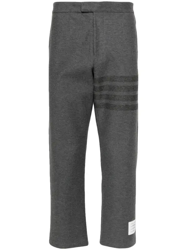 Thom Browne Mid-rise Tapered Trousers