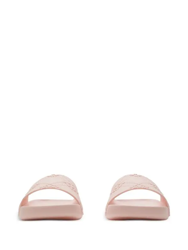 Burberry Checked Slides