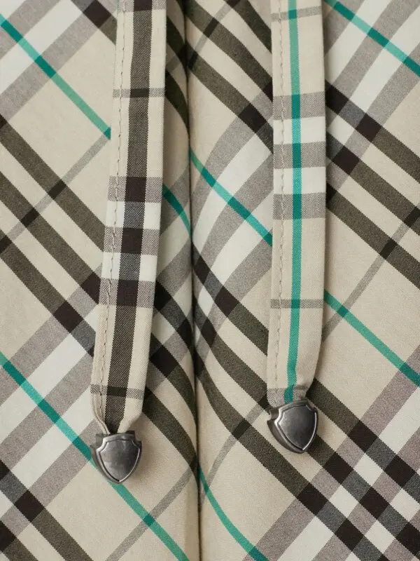 Burberry Checked Trousers - Neutrals