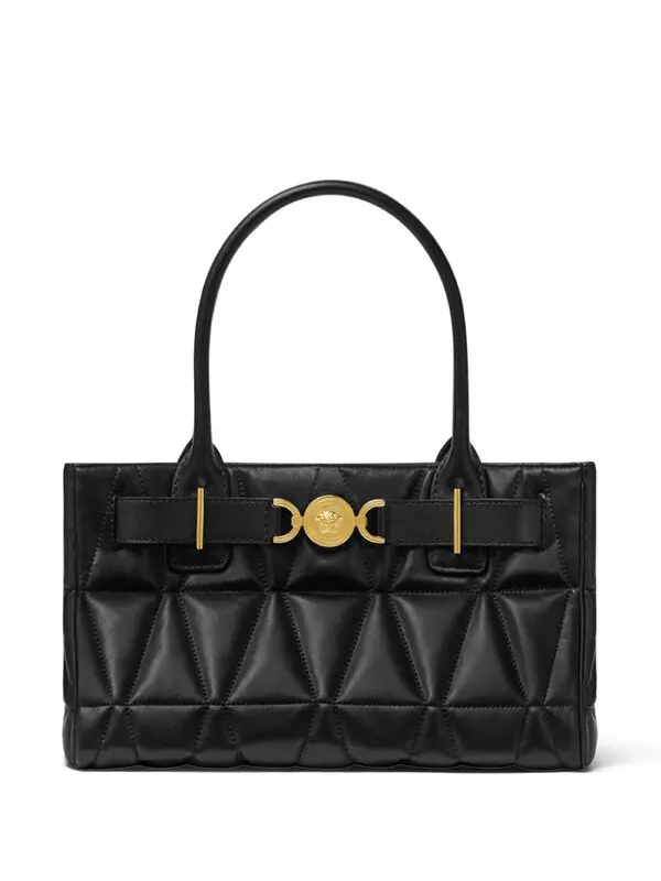 Versace Medusa '95 Quilted Tote Bag - Black