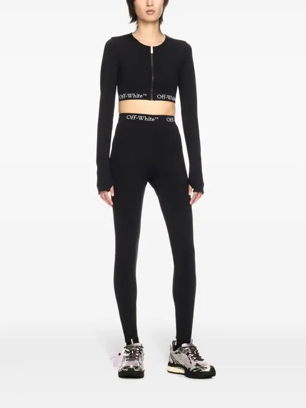 Off-White Logo-band Crop Top