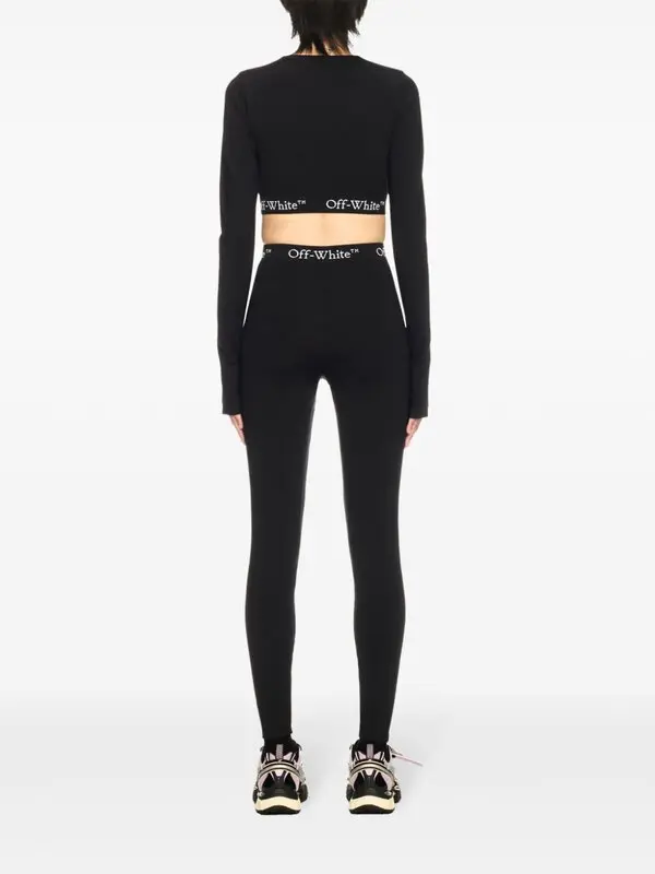 Off-White Logo-band Crop Top