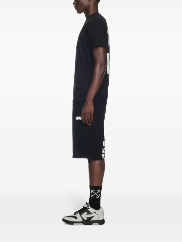 Off-White Spray Arrow Track Shorts