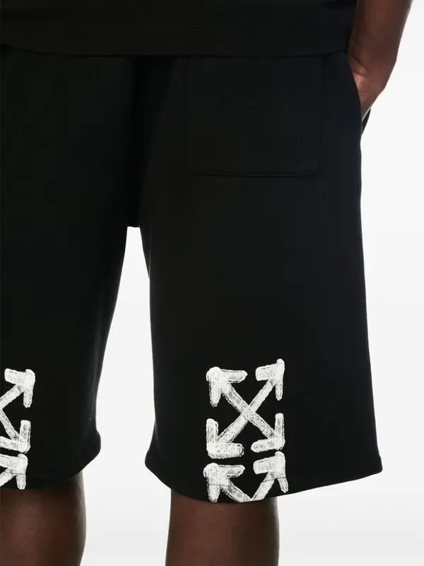 Off-White Spray Arrow Track Shorts