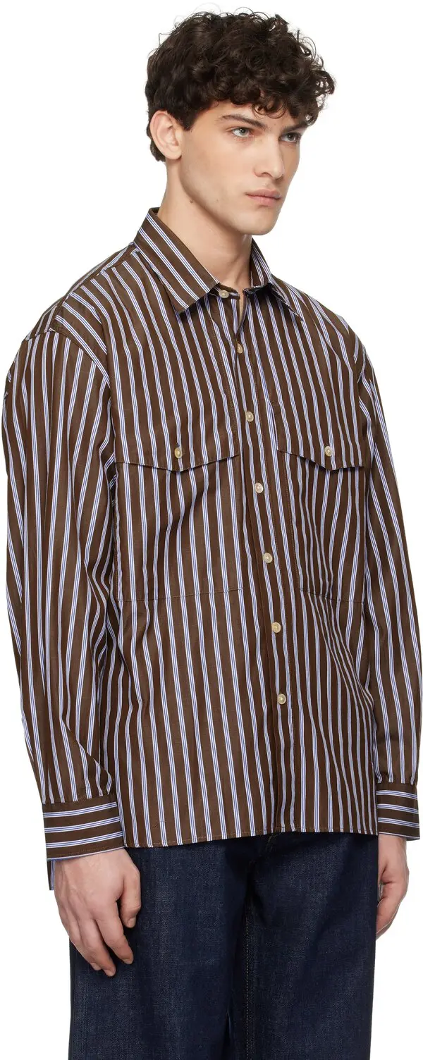 Sunflower Brown Note Shirt In Brown170 - Image 2