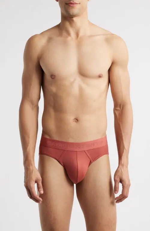 SAVAGE X FENTY Shadow Fit Briefs - Dry Poppy Brown