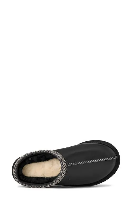 UGG Tasman Leather Slipper - Black
