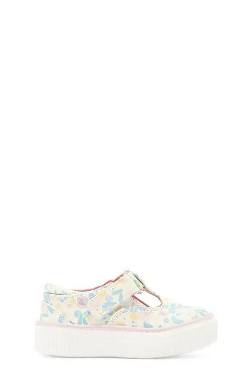 TUCKER + TATE Tabitha T-strap Flat - White Multi Floral