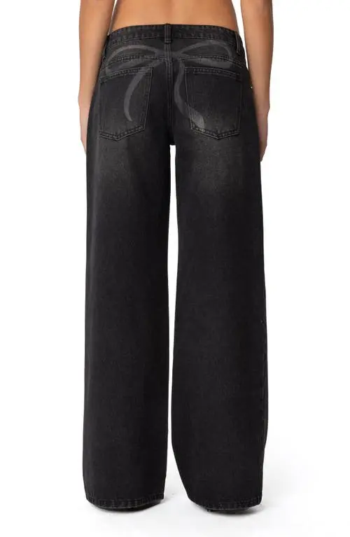 EDIKTED Vyxen Wide Leg Jeans