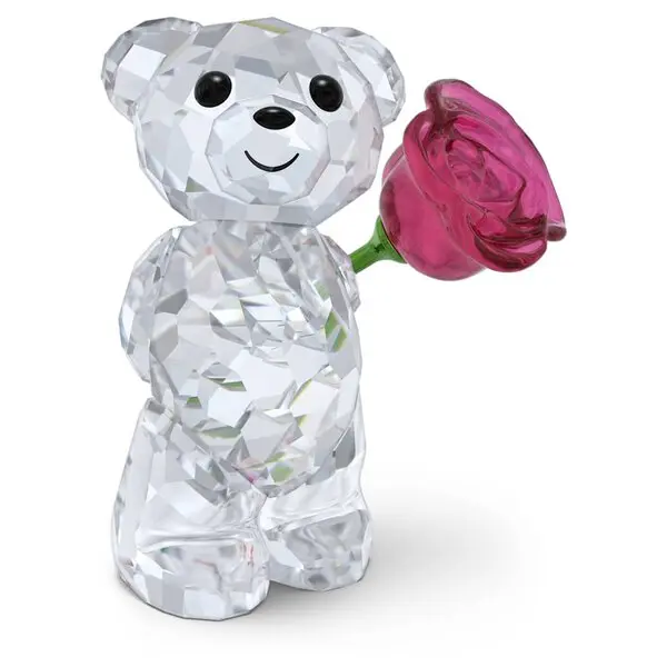 SWAROVSKI Kris Bear A Rose With Love - Pink