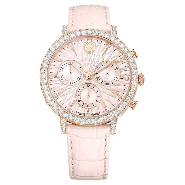 SWAROVSKI Matrix Tennis Chronograph Watch - Pink