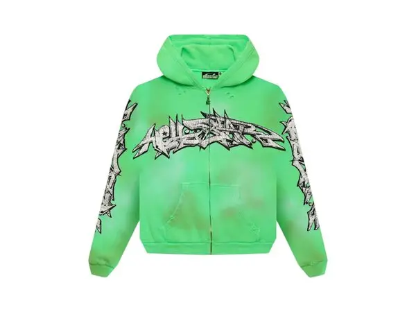 HELLSTAR Graffiti Zip-up - Green
