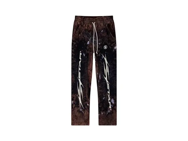 HELLSTAR Graffiti Sweatpants - Brown