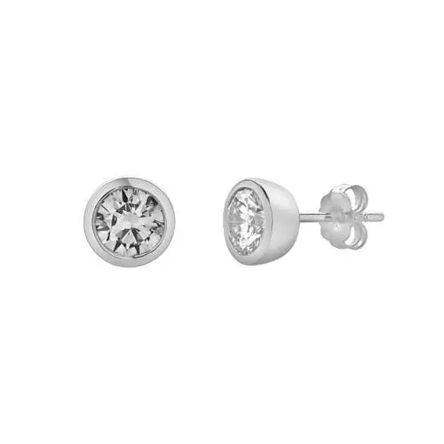 LUVMYJEWELRY 1.5 Ct Tw Lab Grown Diamond Stud Earrings - 14k White Gold
